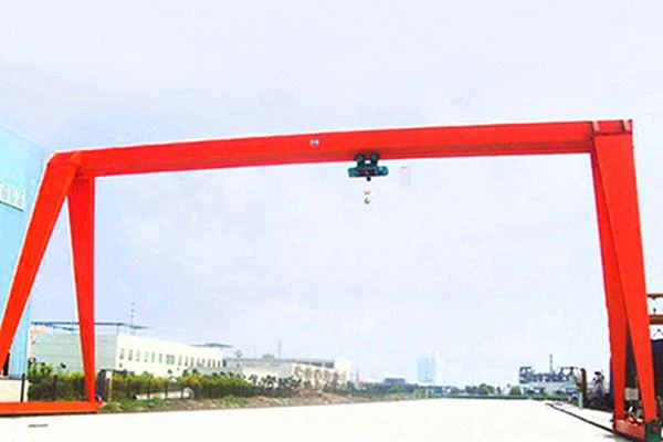 China 10 Ton Single Girder Steel Rail A Frame Crane Manufacturers and ...